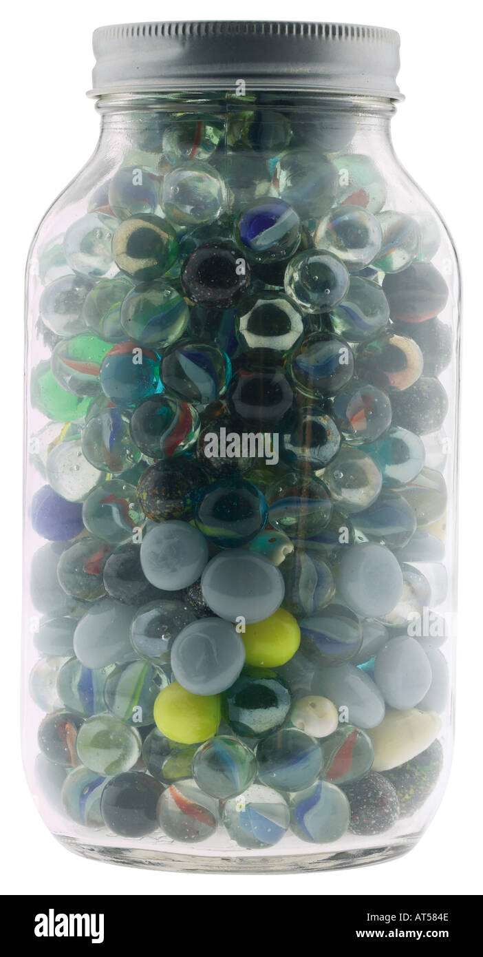 Jar of marbles hi-res stock photography and images - Alamy