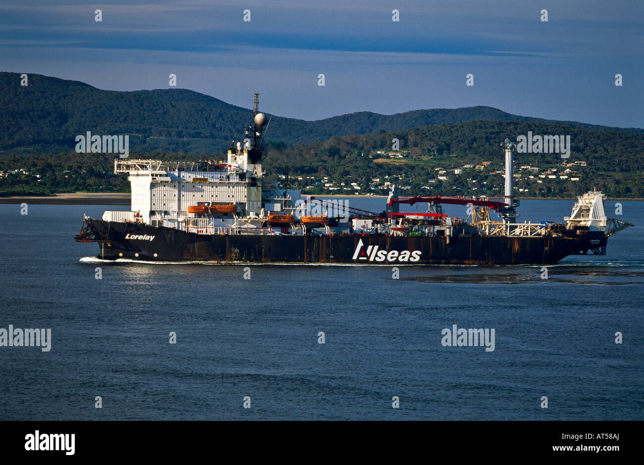 Offshore pipe laying vessel hi-res stock photography and images - Alamy