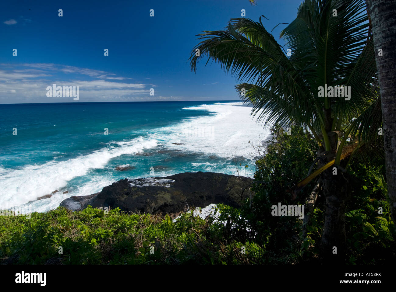 SAMOA southcoast Ocean-Trench ocean trench coast rock stone famous ...
