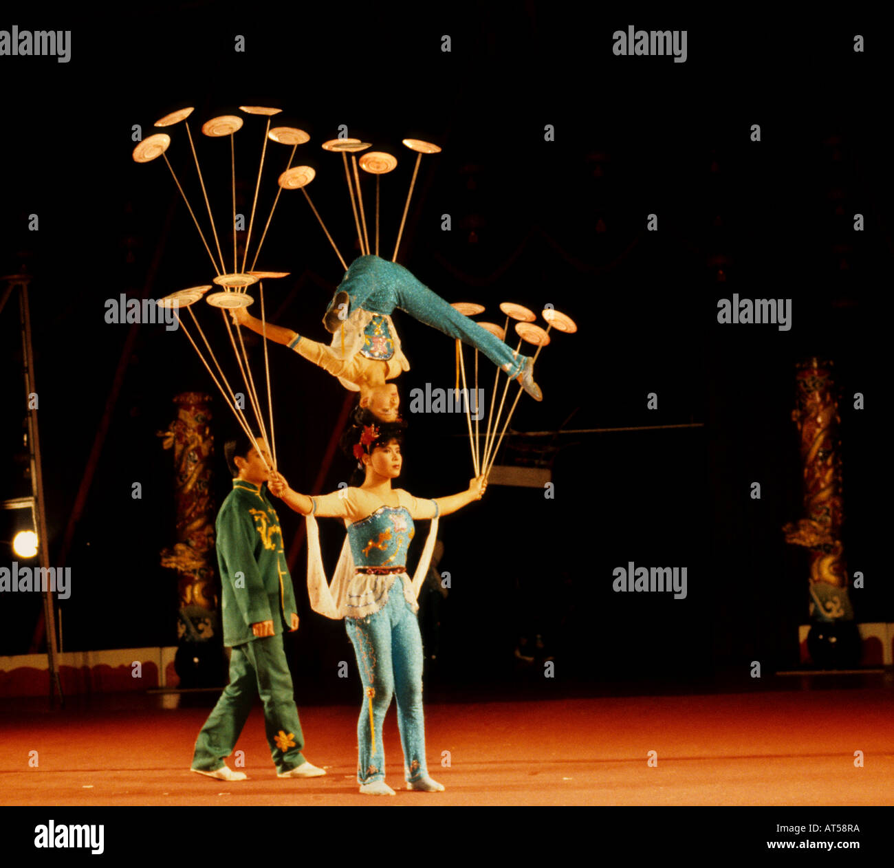 Chinese State Circus Acrobats feats China Stock Photo - Alamy
