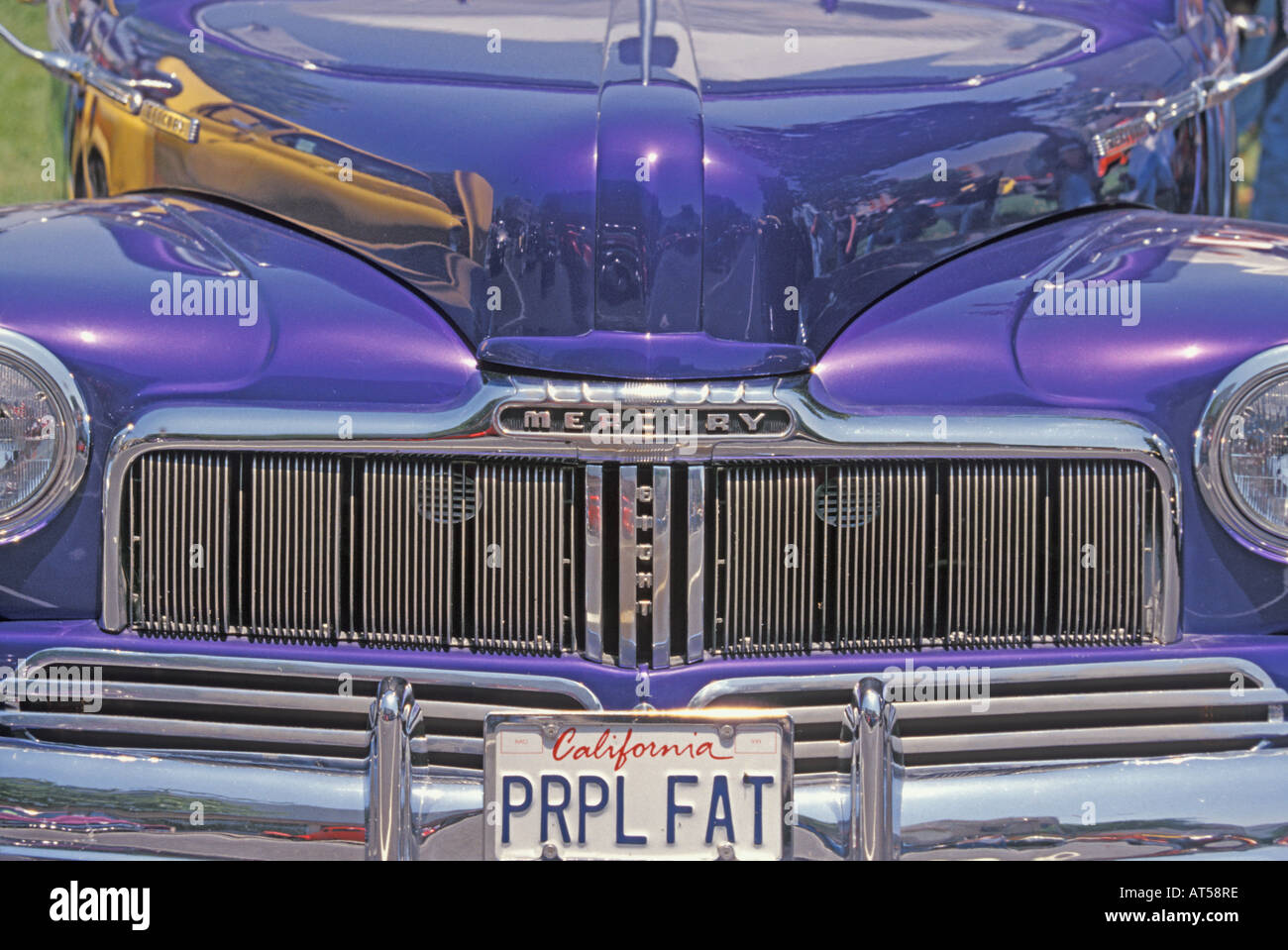Hot Rod radiator grill Stock Photo - Alamy