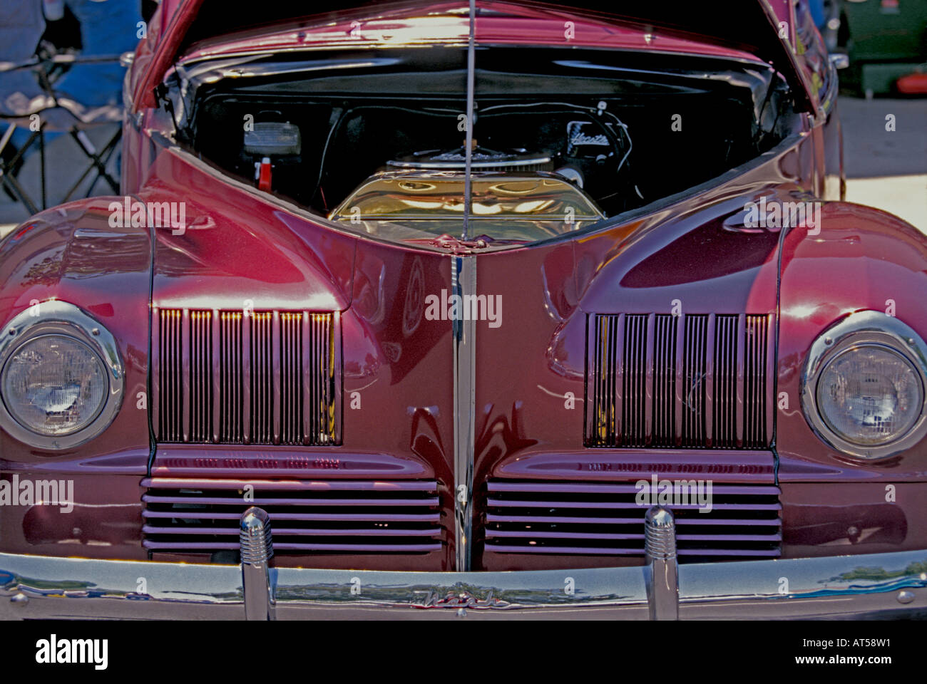 Hot Rod radiator grill Stock Photo - Alamy