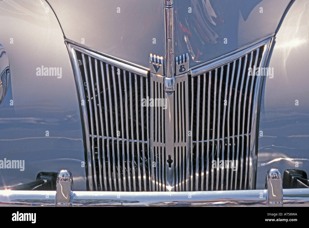 Hot Rod radiator grill Stock Photo - Alamy