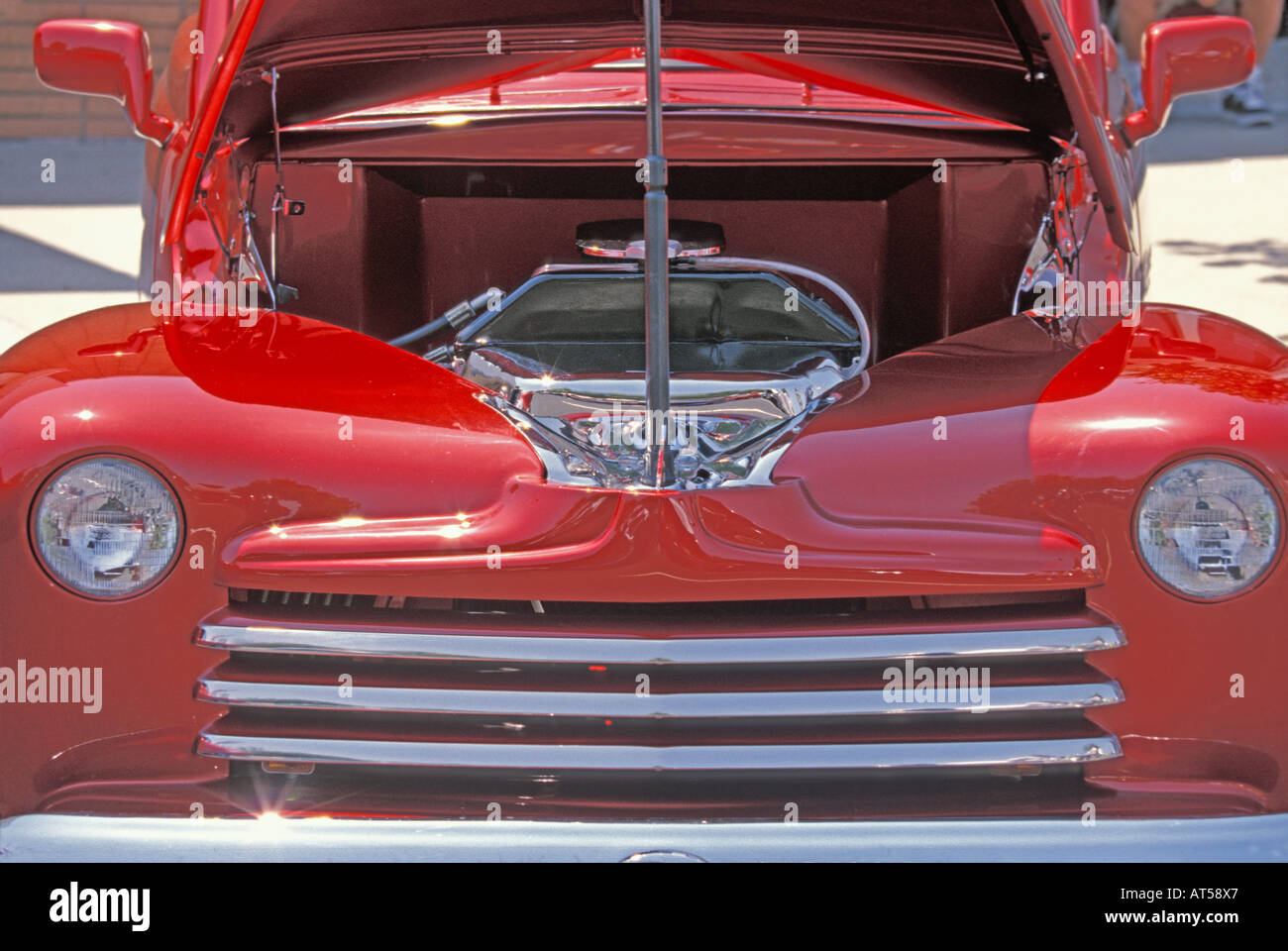 Hot Rod radiator grill Stock Photo - Alamy