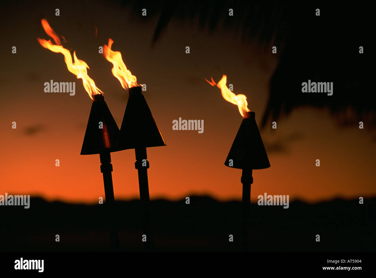 Tiki Torches Hawaii High Resolution Stock Photography and Images - Alamy