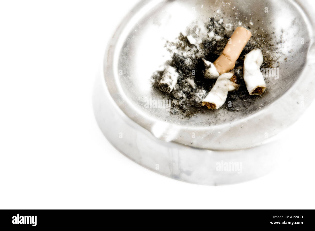 Ash Tray on white background Stock Photo - Alamy