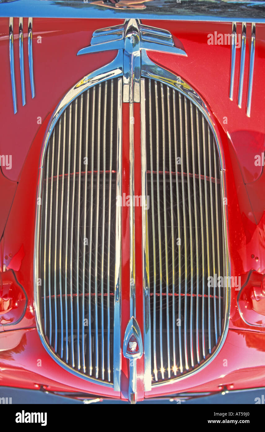 Hot Rod radiator grill Stock Photo - Alamy