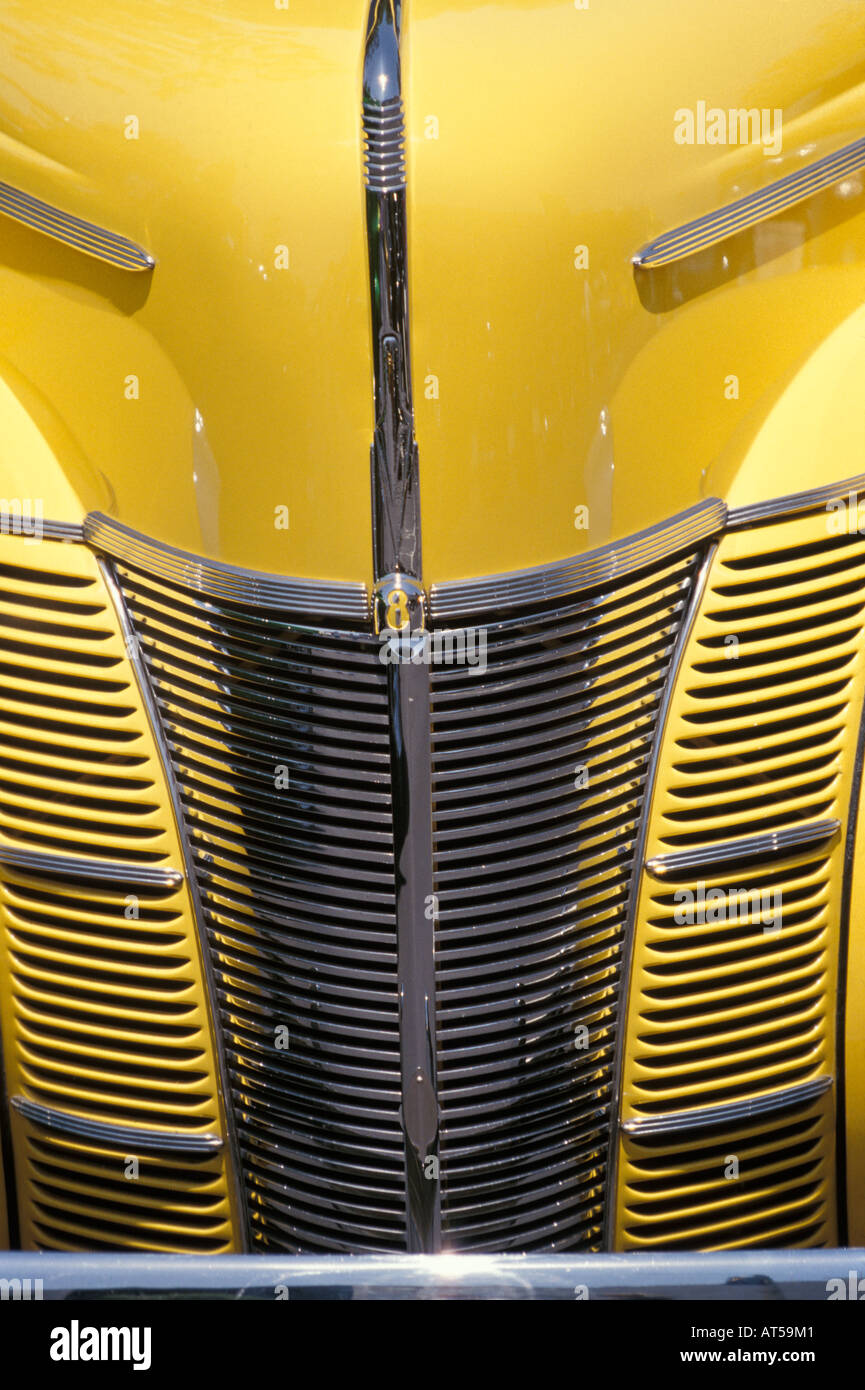 Hot Rod radiator grill Stock Photo - Alamy