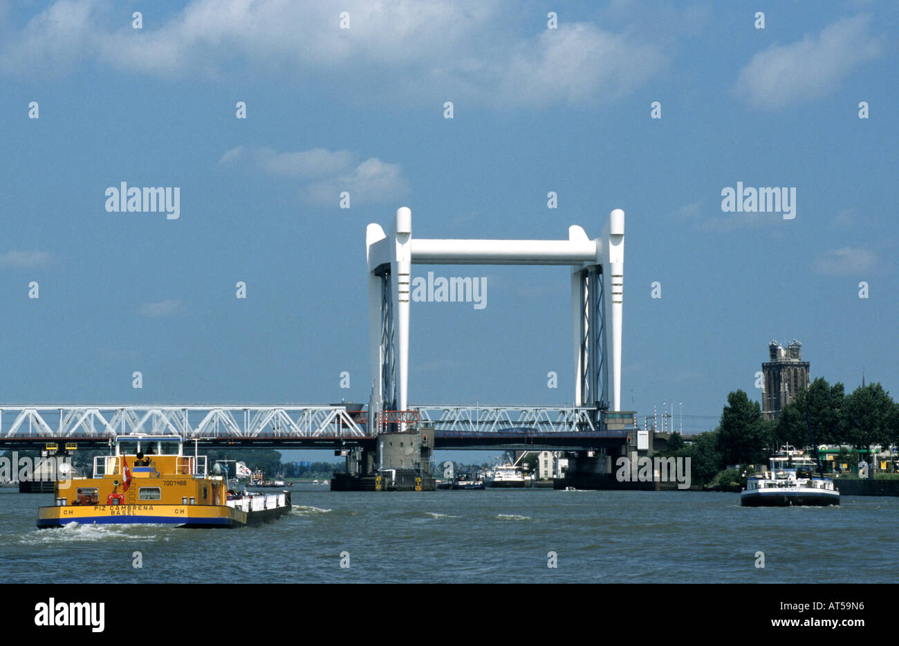 Dordrecht Netherlands Holland river bridge Stock Photo - Alamy