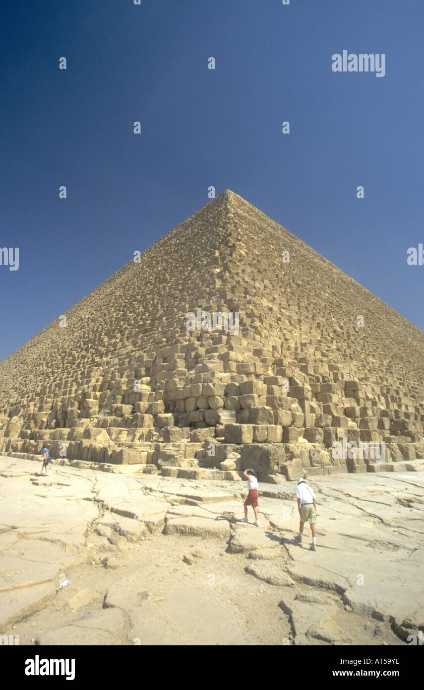 Great Pyramid at Giza Cairo Egypt Stock Photo - Alamy