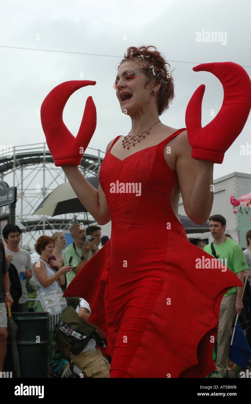 Mermaid Parade in Coney Island, Brooklyn, New York Stock Photo - Alamy