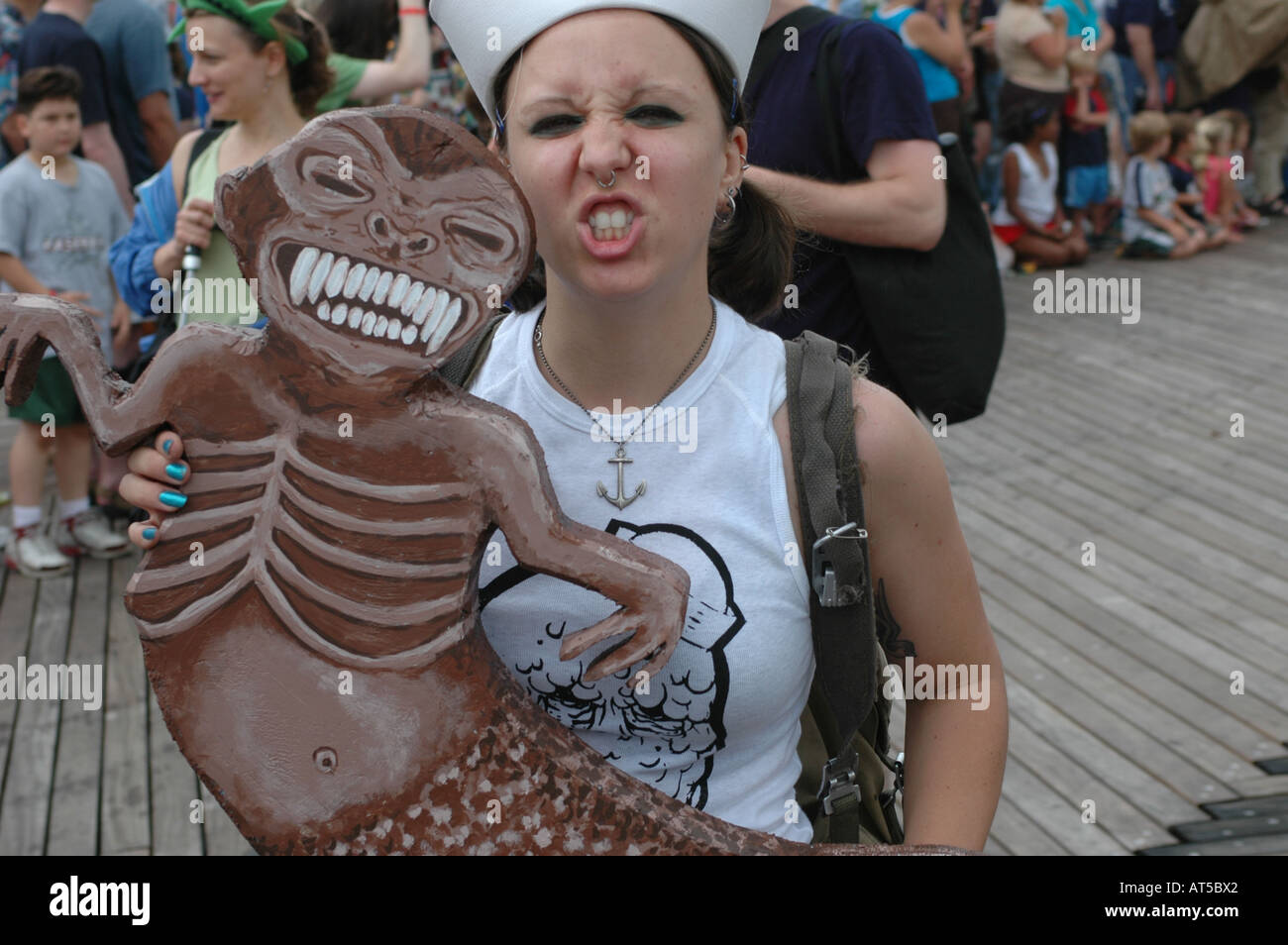 Mermaid Parade in Coney Island, Brooklyn, New York Stock Photo - Alamy
