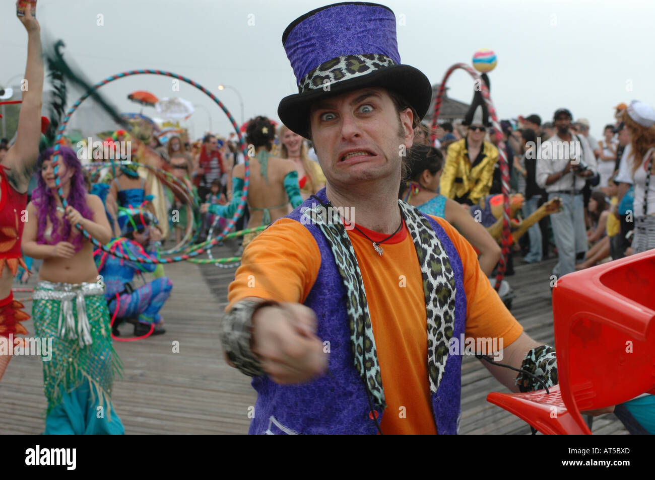 Mermaid Parade in Coney Island, Brooklyn, New York Stock Photo - Alamy