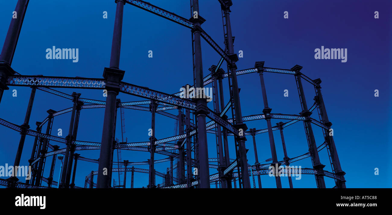 gas storage vessel frame structure Stock Photo - Alamy