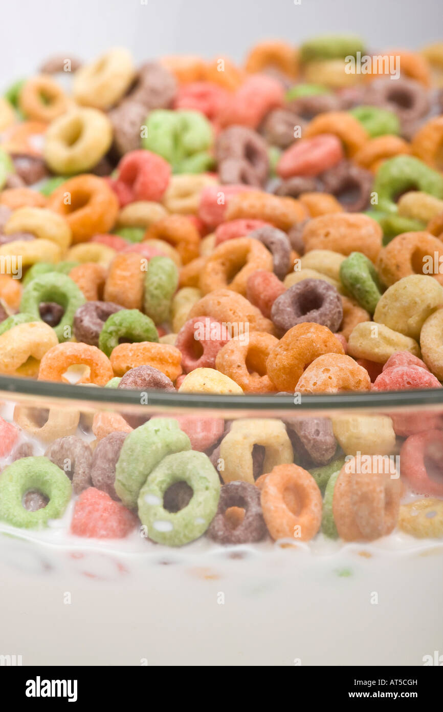 Cheerios cereal isolated on white hi-res stock photography and images ...