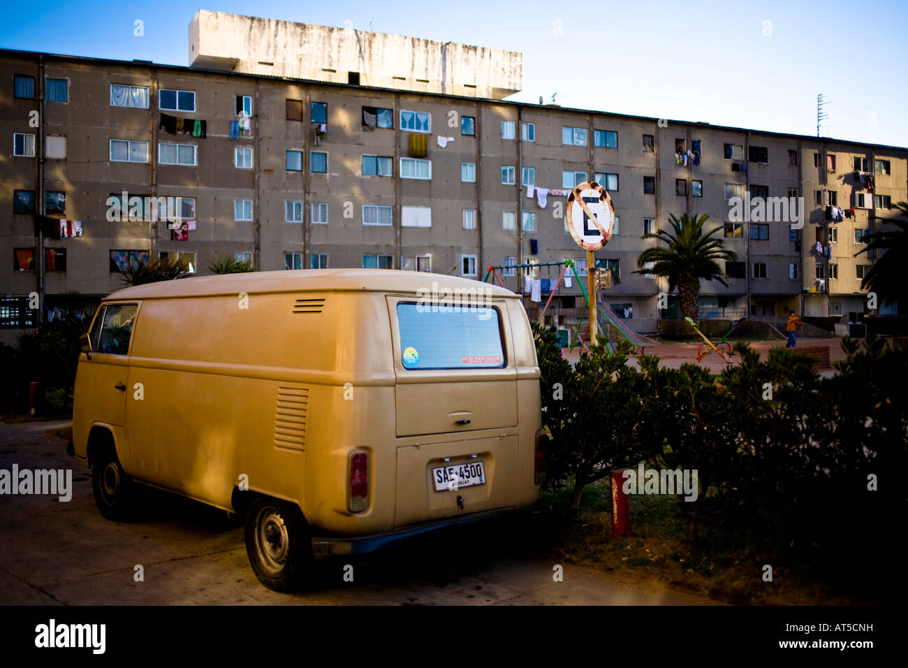 an old Volkswagen Combi parked in the streets of Montevideo Uruguay Old ...