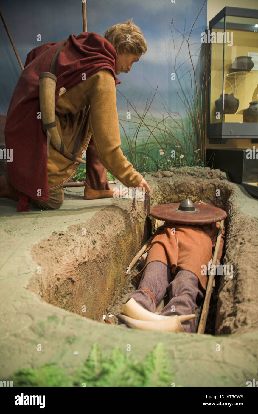 Reconstruction of an anglo saxon hi-res stock photography and images ...