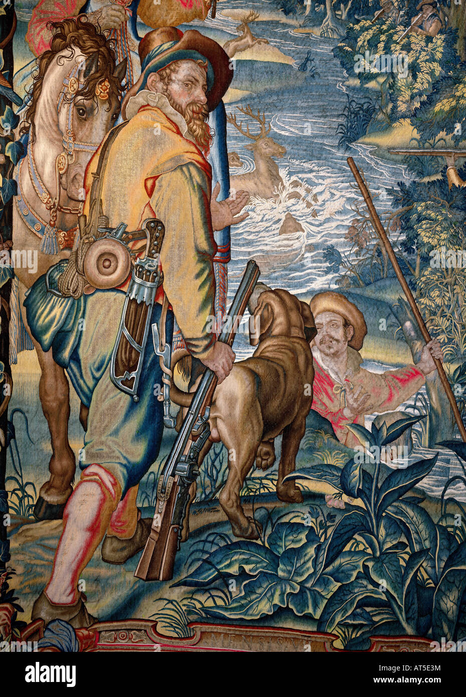 fine arts, tapestry, "Juli" (July), by Hans van der Biest, concept by ...