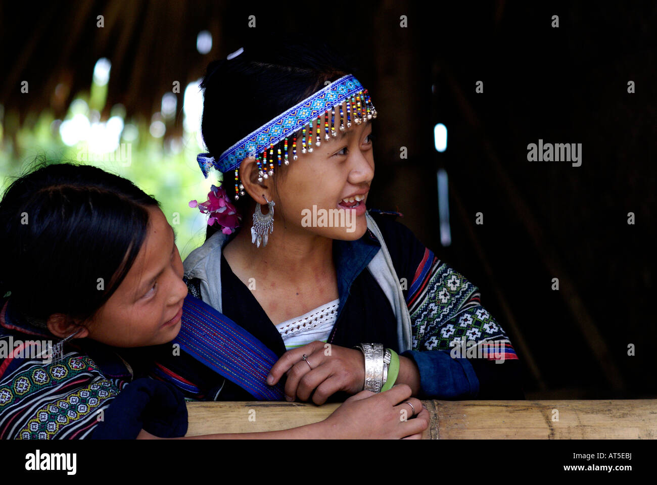Portrait Young Black Hmong Ethnic Stock Photos & Portrait Young Black ...