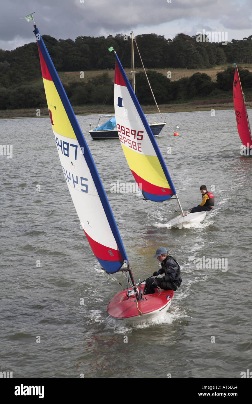 Sailing boats River Deben Woodbridge Suffolk England Stock Photo - Alamy