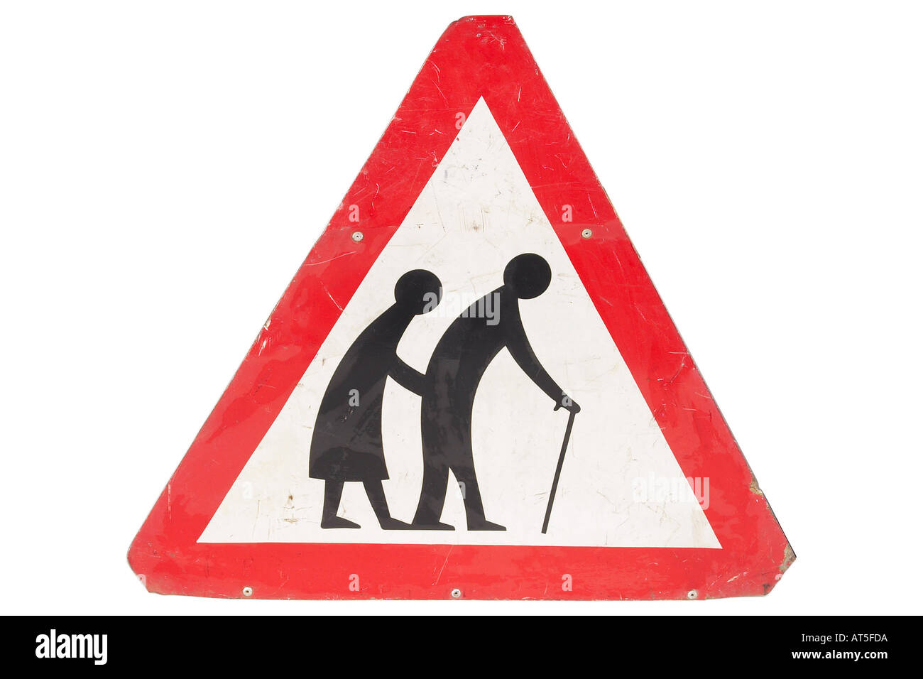 Senior citizen crossing sign hi-res stock photography and images - Alamy