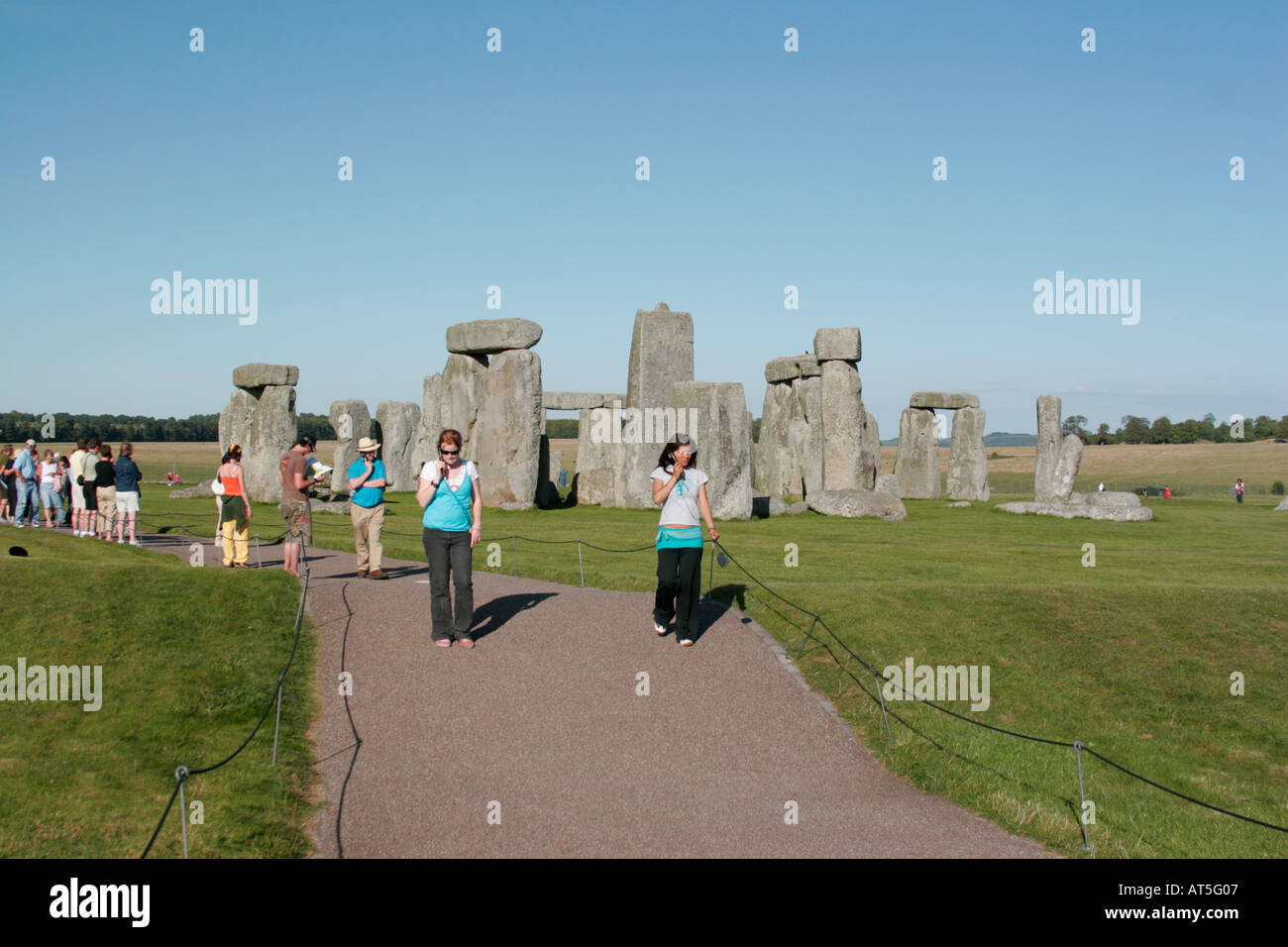 Wiltshire Stonehenge Historic standing stone circle Stock Photo - Alamy