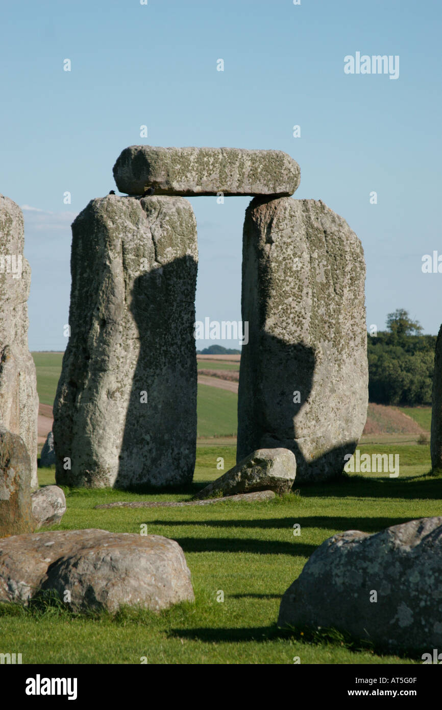 Wiltshire Stonehenge Historic standing stone circle Stock Photo - Alamy