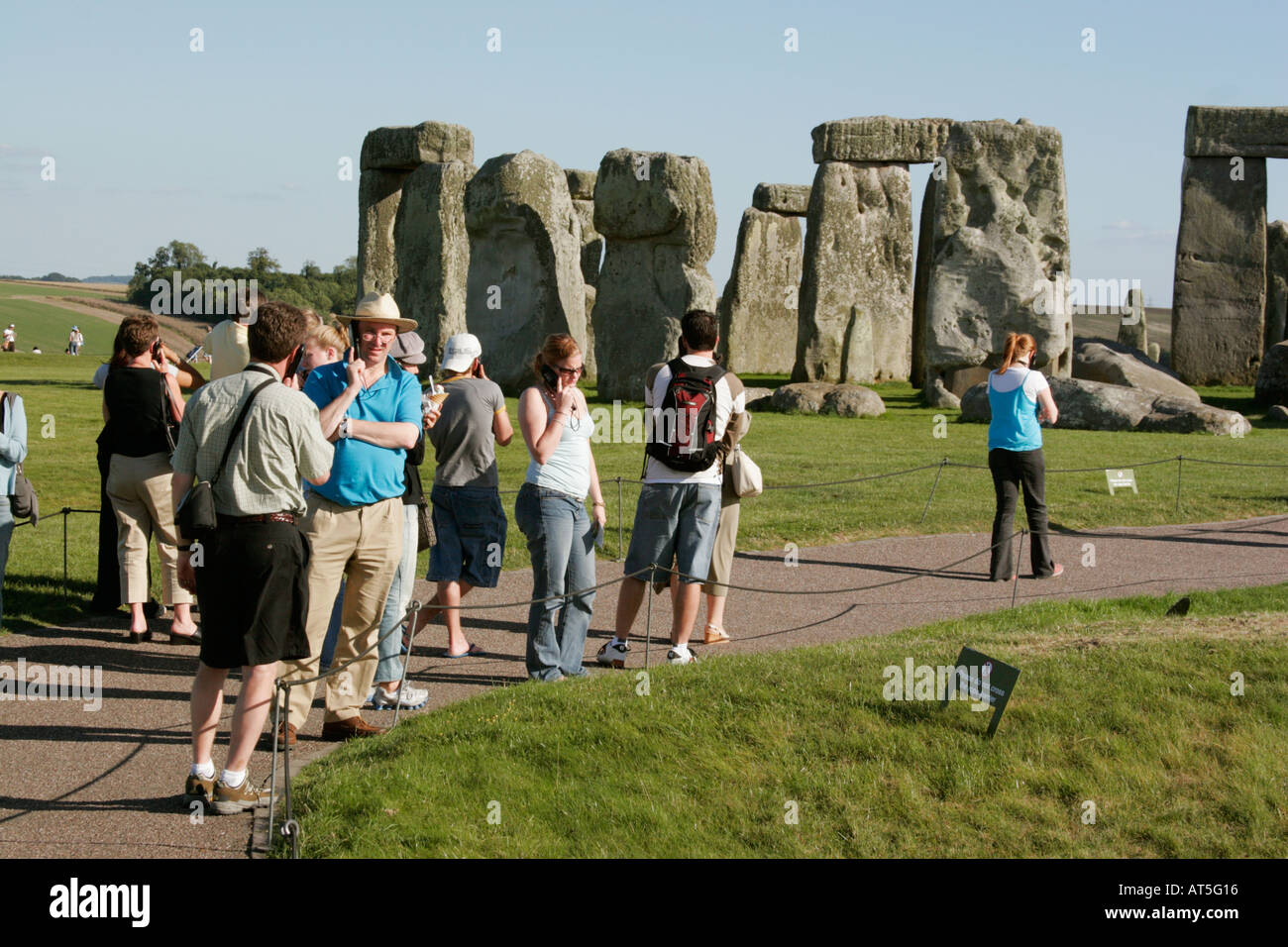 Wiltshire Stonehenge Historic standing stone circle Stock Photo - Alamy