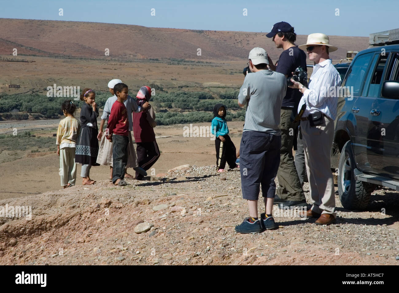 Berber children in the high atlas hi-res stock photography and images ...