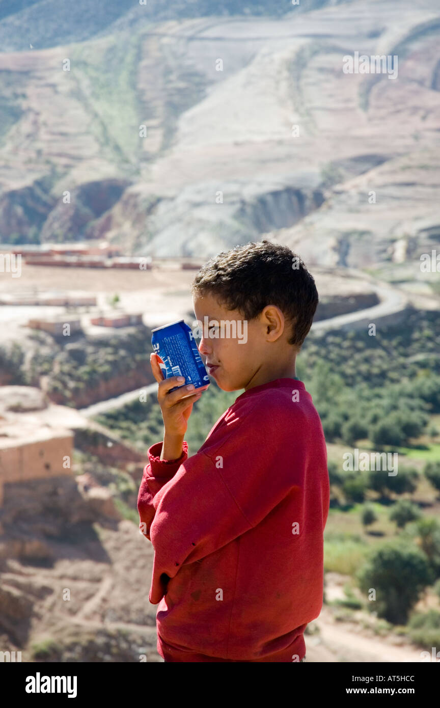 Berber children in the high atlas hi-res stock photography and images ...