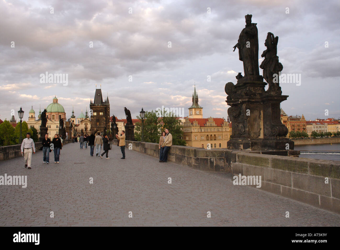 Europe, Eastern, Czech, Republic, Prague, Valtava, River, Bridge ...