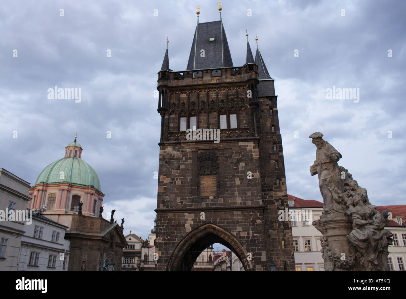Europe, Eastern, Czech, Republic, Prague, Vltava, River, Bridge ...