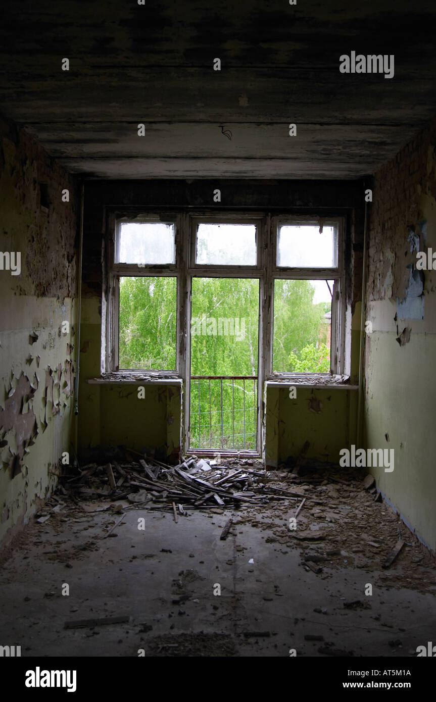 Prypiat (Chernobyl), Ukraine. 19 years after the tragedy Stock Photo ...
