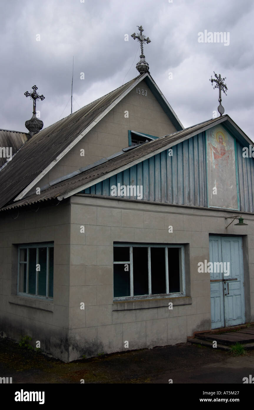 a church near Prypiat (Chernobyl), Ukraine. 19 years after the tragedy ...