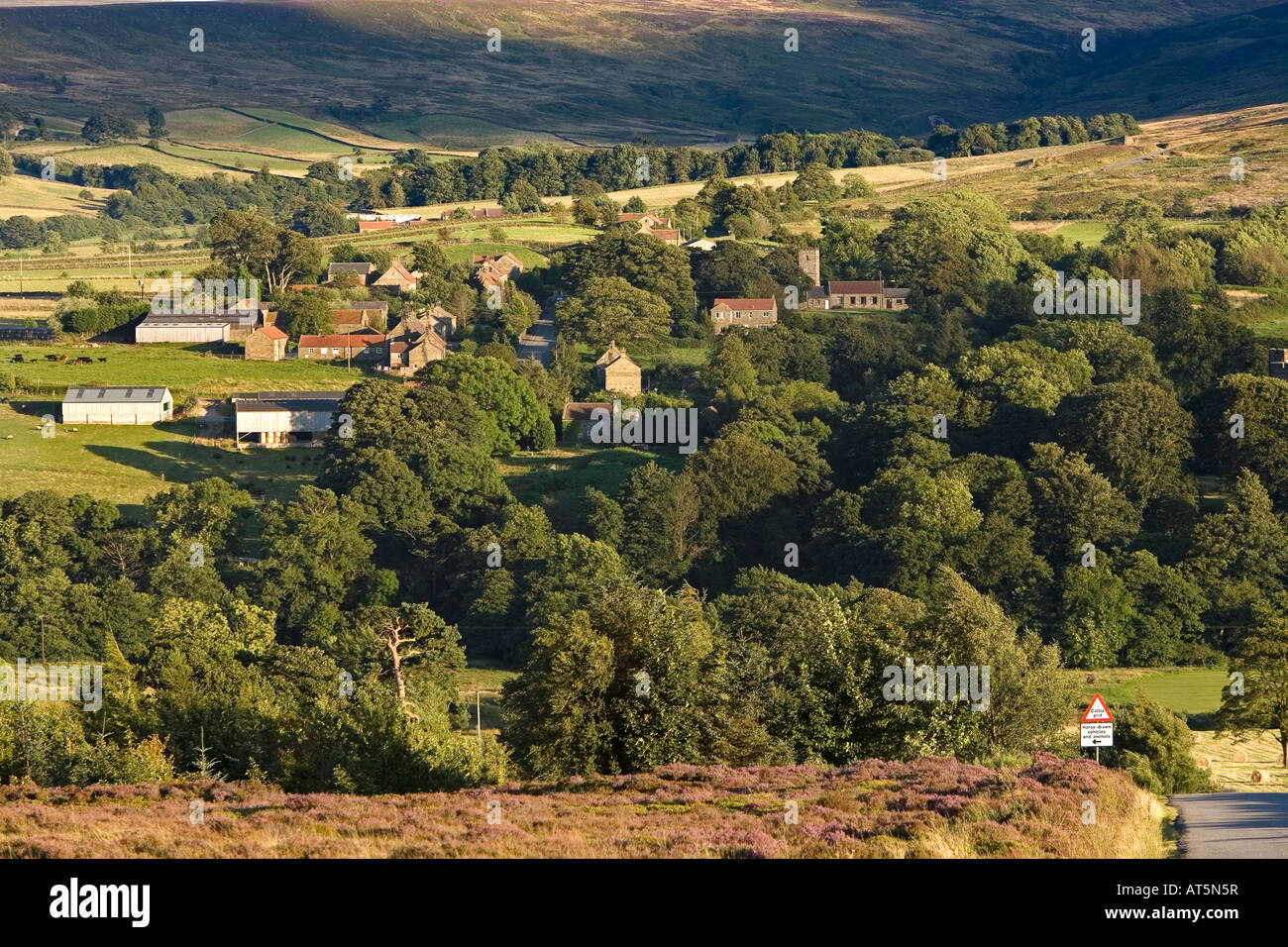 Westerdale Village North York Moors National Park Yorkshire Stock Photo ...