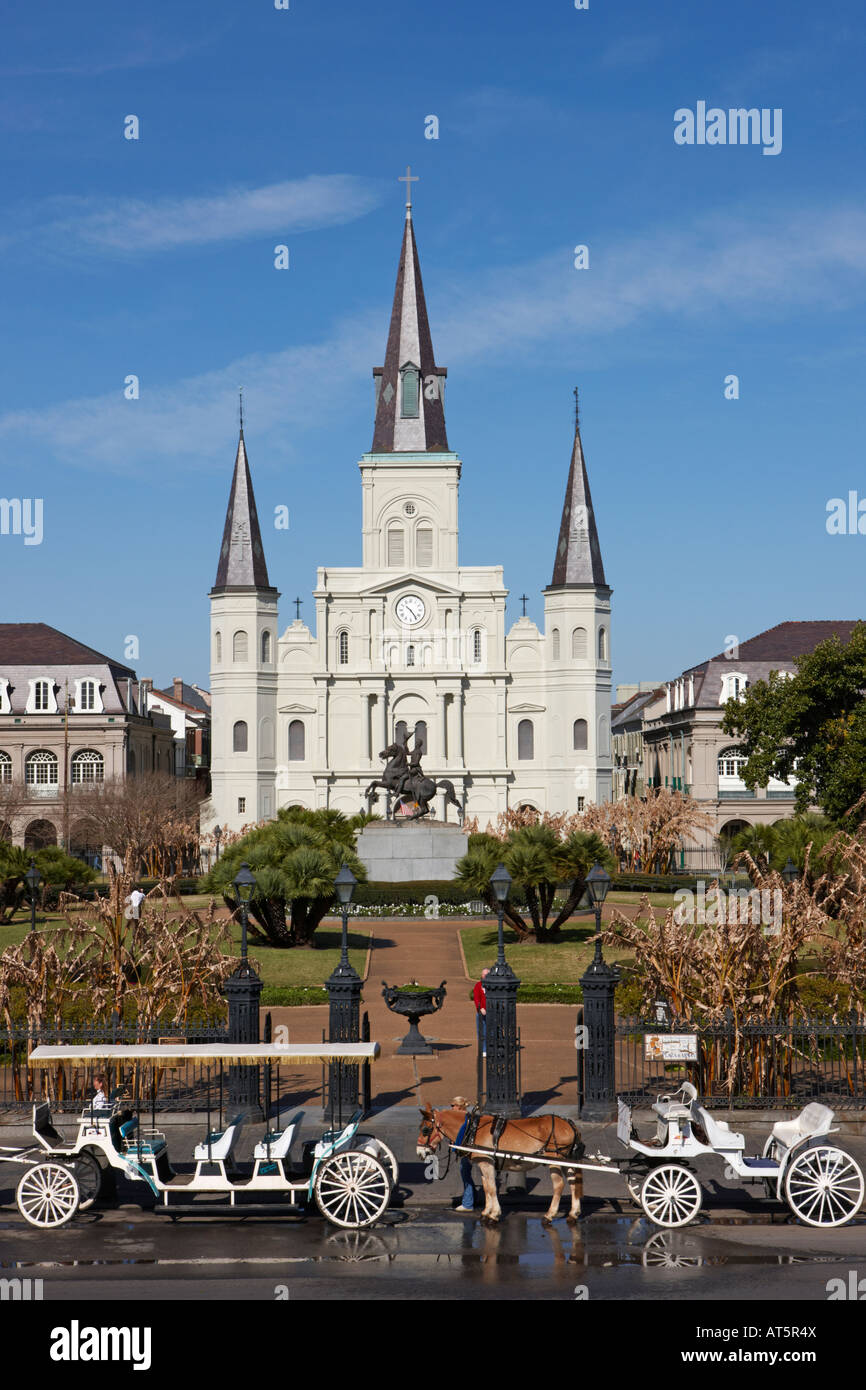 Decatur street jackson square hi-res stock photography and images - Alamy