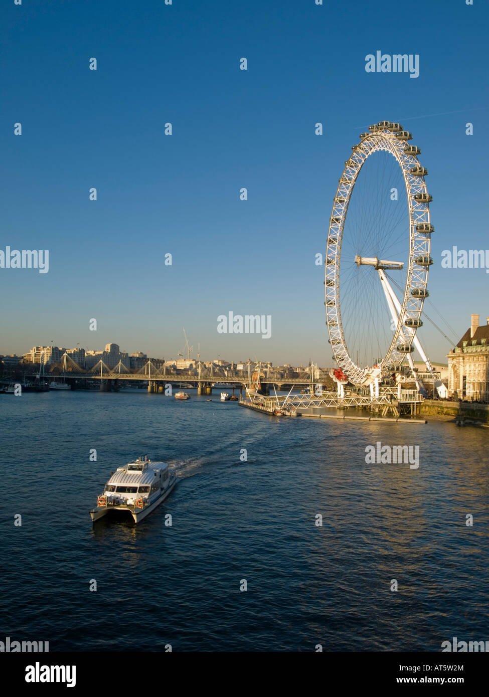Europe UK england London London eye daylight Stock Photo - Alamy