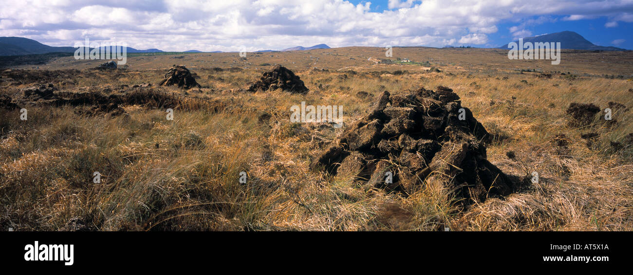 Farm with stacks of peat hi-res stock photography and images - Alamy