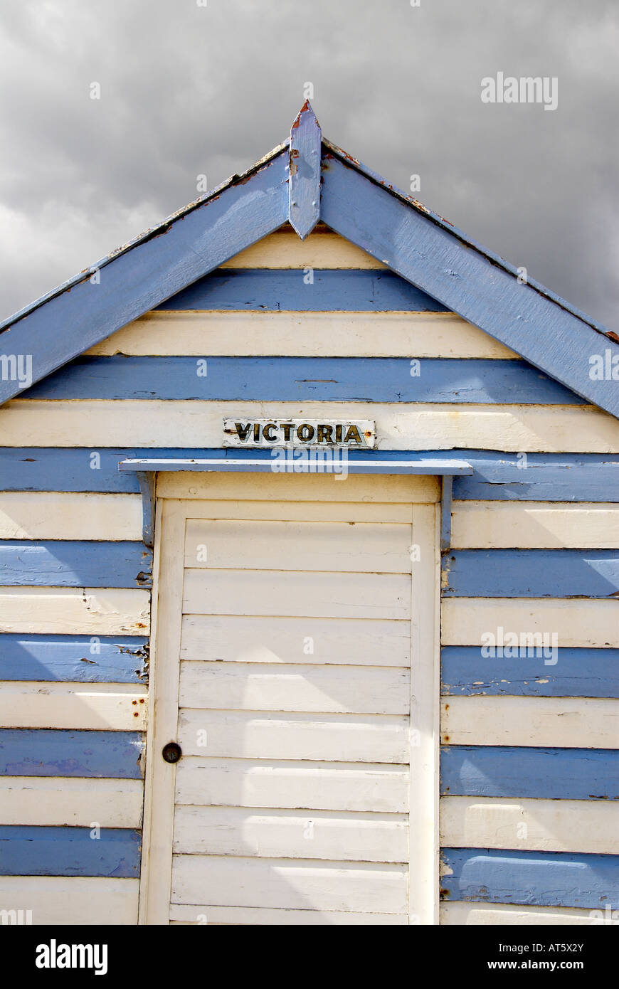 Victoria beach hut in Southwold Suffolk UK Stock Photo - Alamy