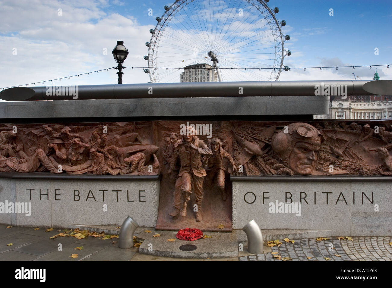 Battle of Britain Monument on Victoria Embankment by Paul Day Stock ...