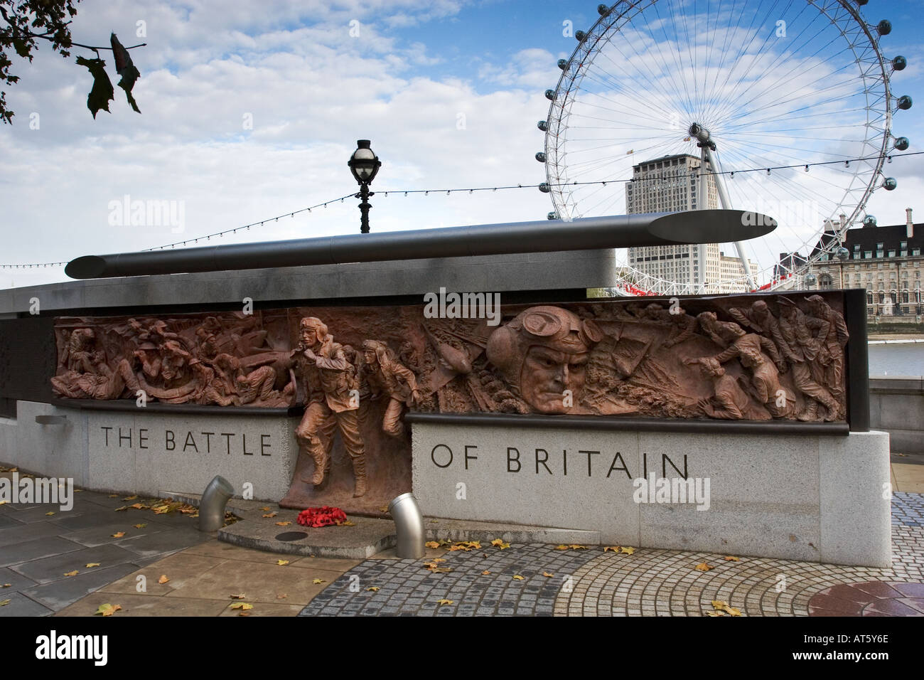Battle of Britain Monument on Victoria Embankment by Paul Day Stock ...