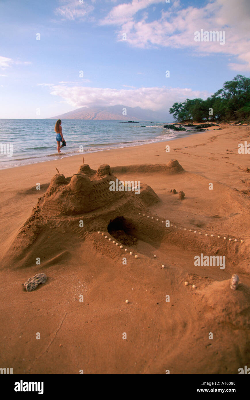 Sandcastle Maui Hawaii USA Stock Photo - Alamy