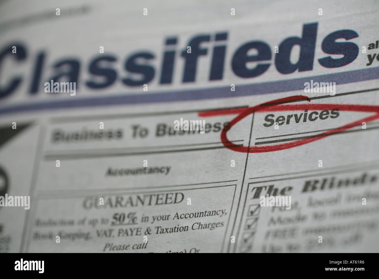 Classified advertising hi-res stock photography and images - Alamy