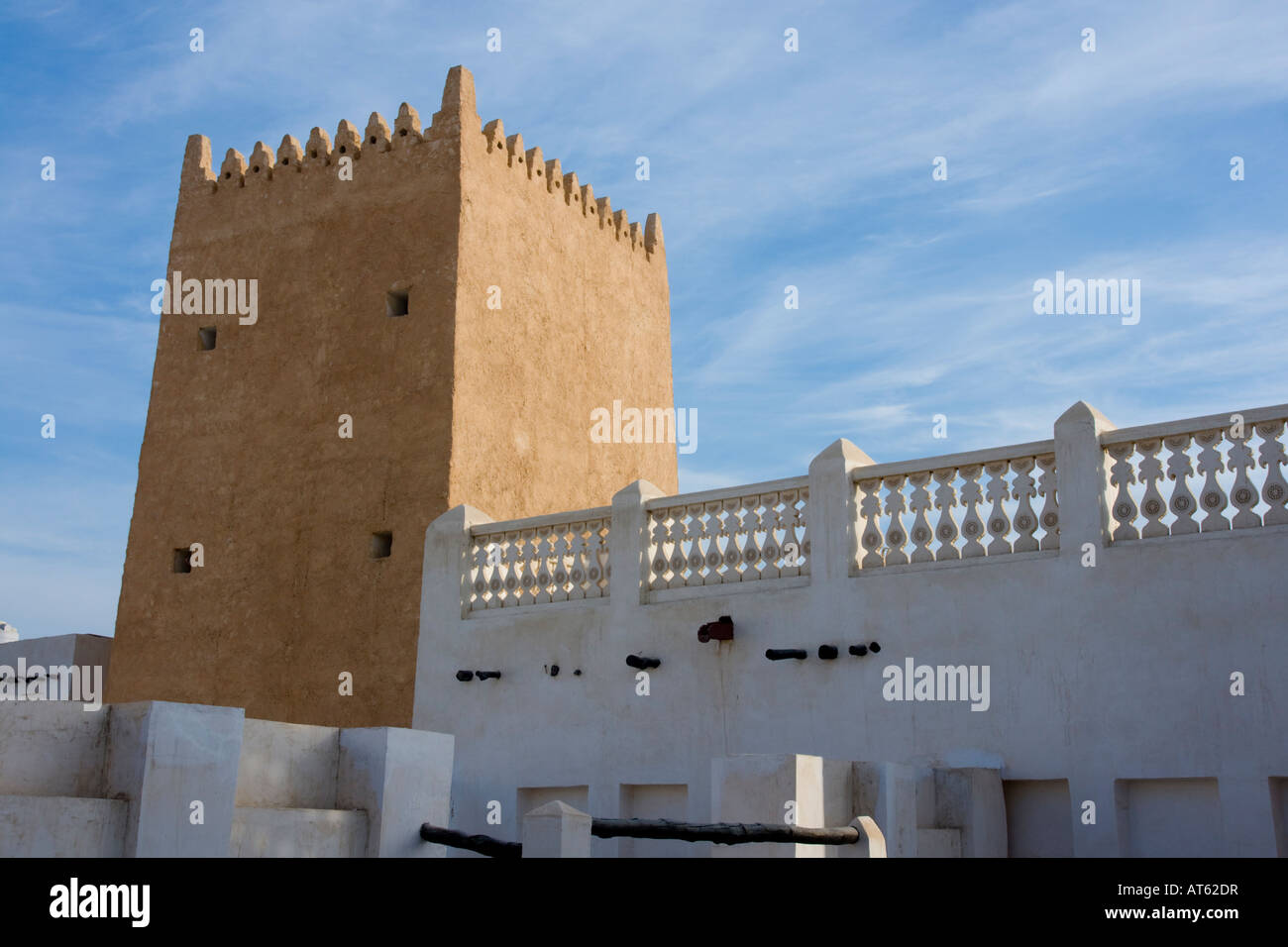 Middle east Qatar Doha fort Stock Photo - Alamy