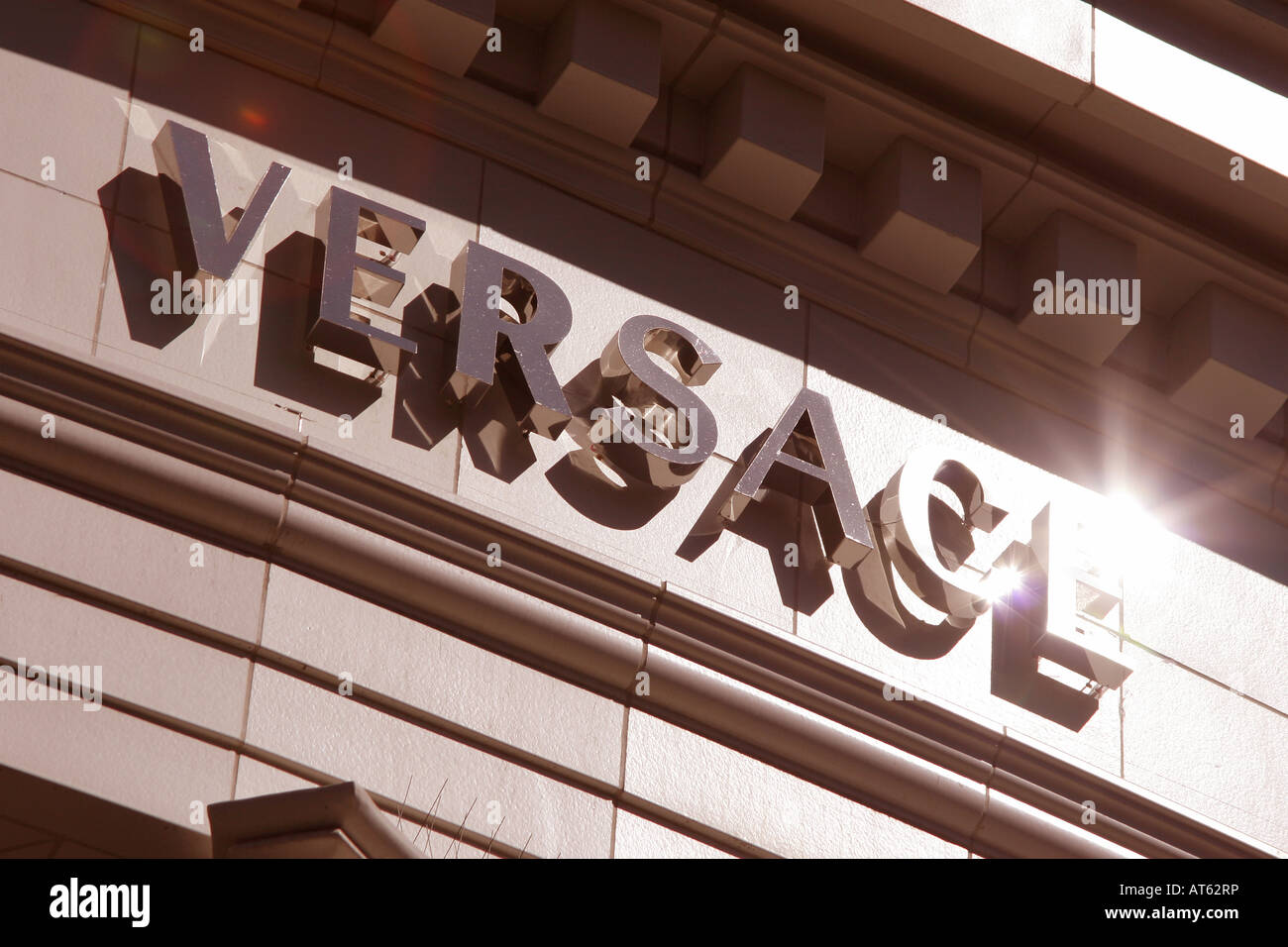 Versace Shop Sign High Resolution Stock Photography and Images - Alamy