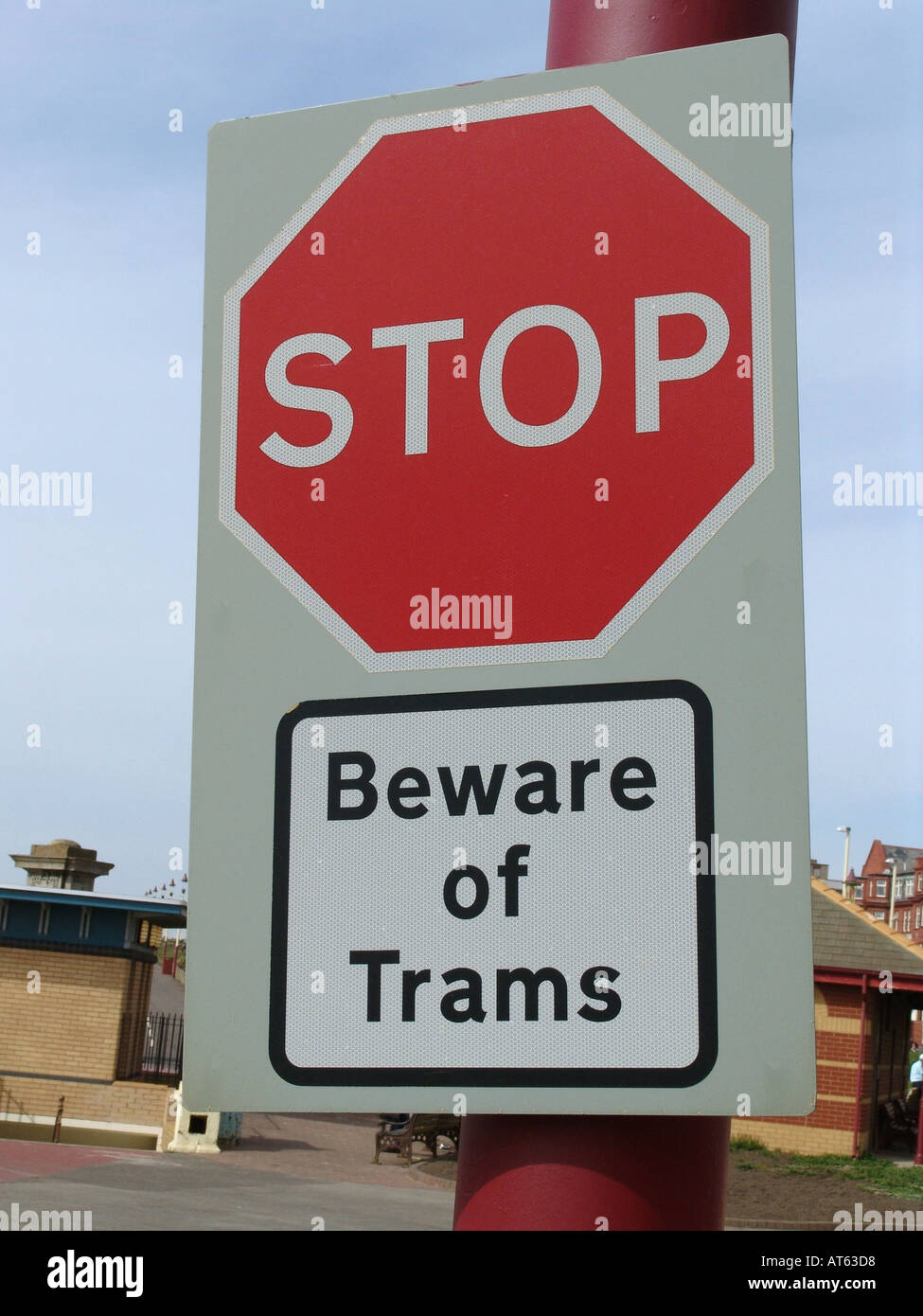 Beware of tram hi-res stock photography and images - Alamy