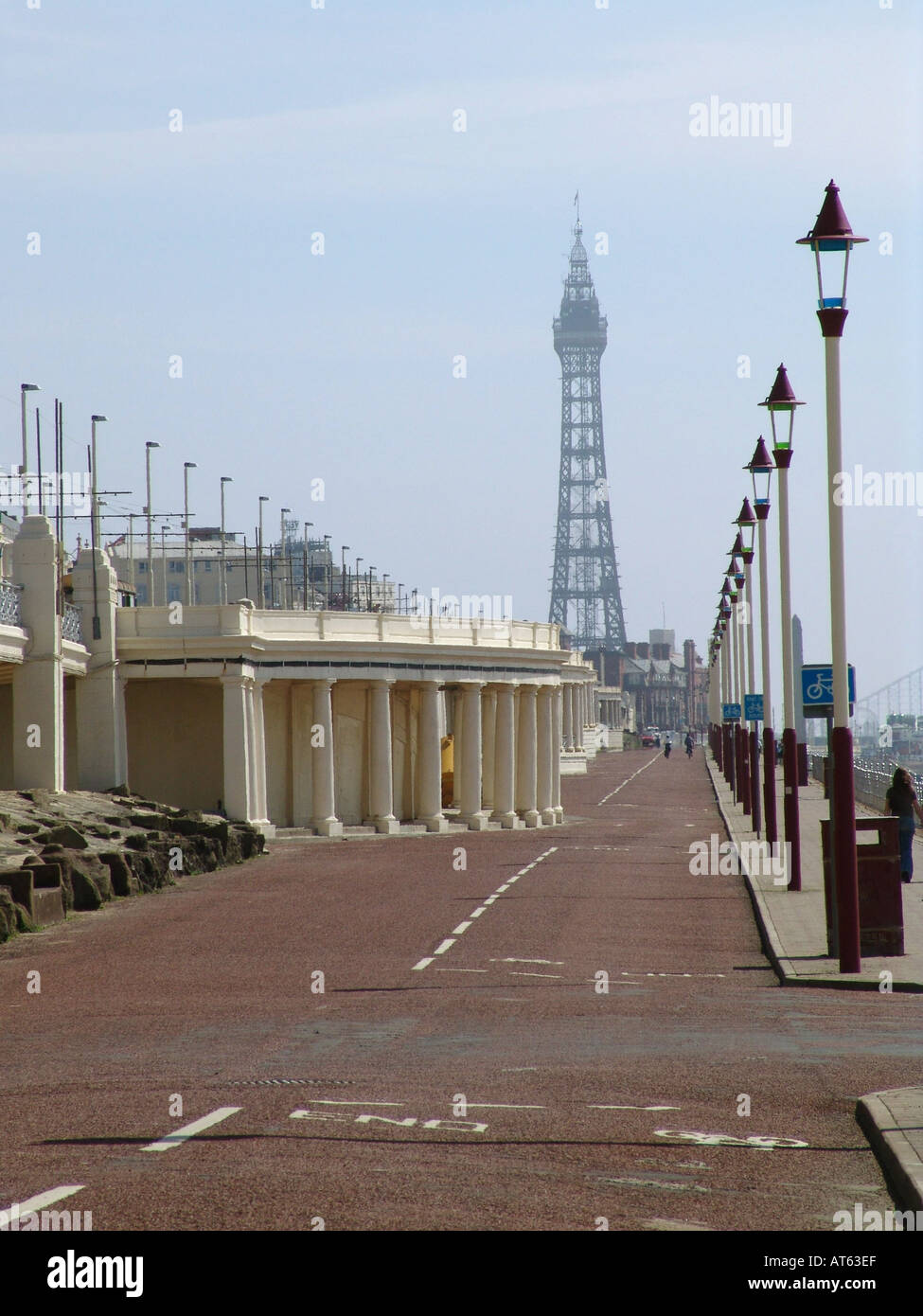 Blackpool Tower and Promenade at Blackpool England GB UK 2004 Stock ...