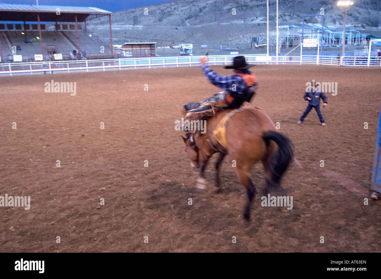 Cowboy bucking bronco hi-res stock photography and images - Alamy