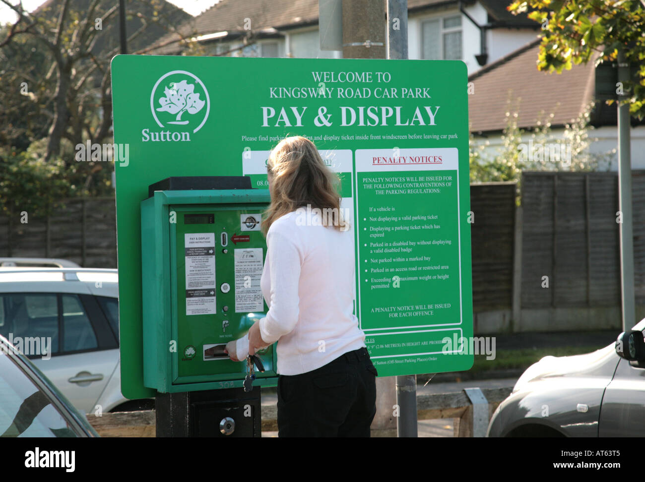 Pay and Display ticket machine Stock Photo - Alamy