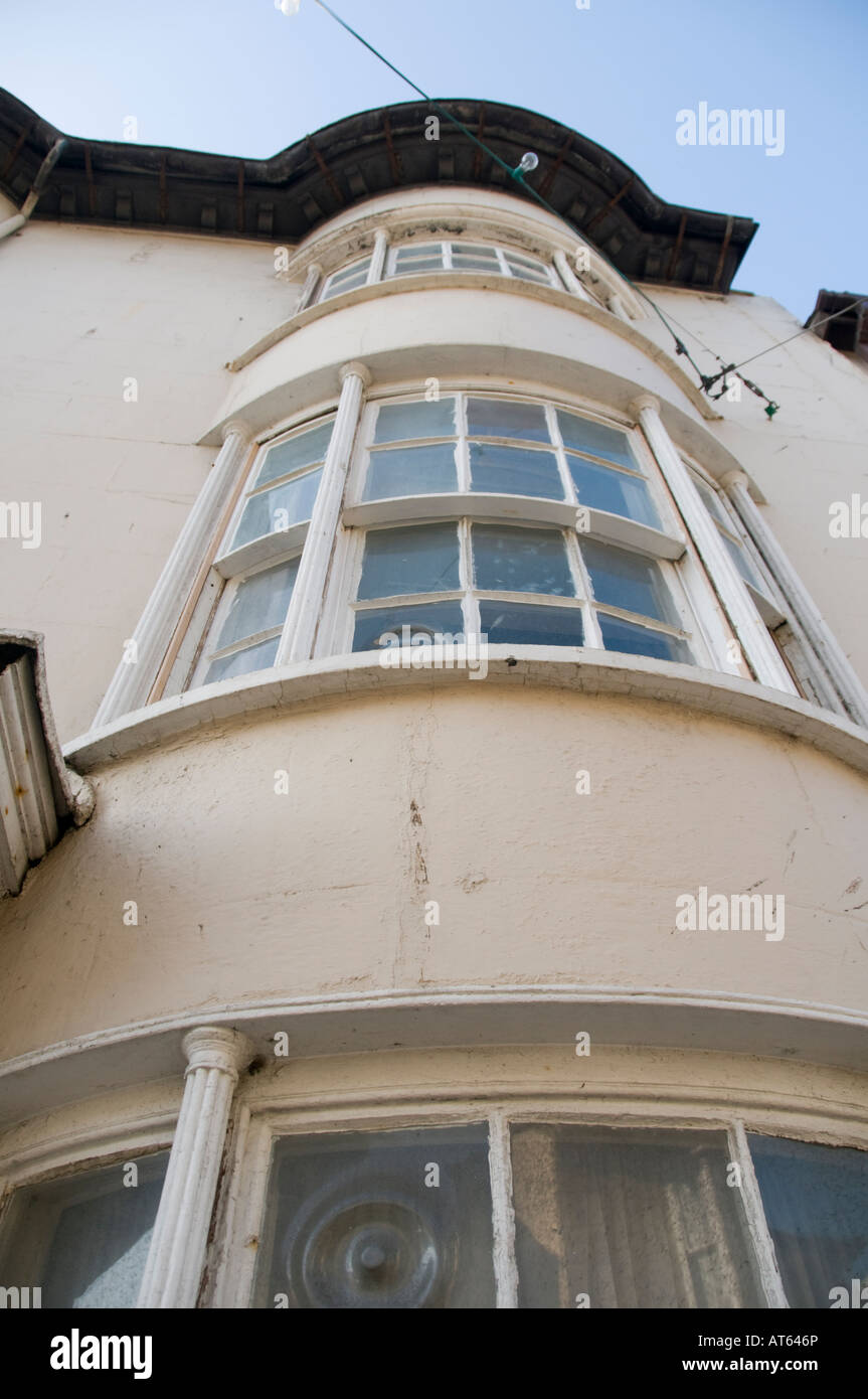 Regency era bow fronted three storey house built c 1800 Aberystwyth ...